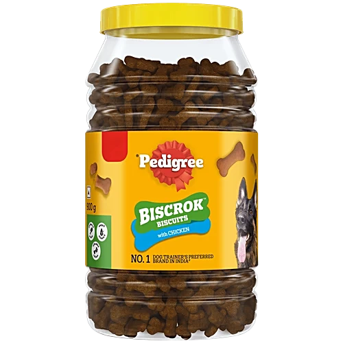 Pedigree Chicken Flavour Biscrok Dog Biscuits Dog Treats 900g