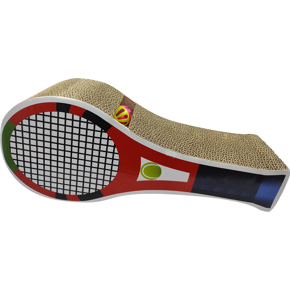 Tails Nation Cat Cardboard Scratcher Racket Assorted 50cm x 24cm x 23c