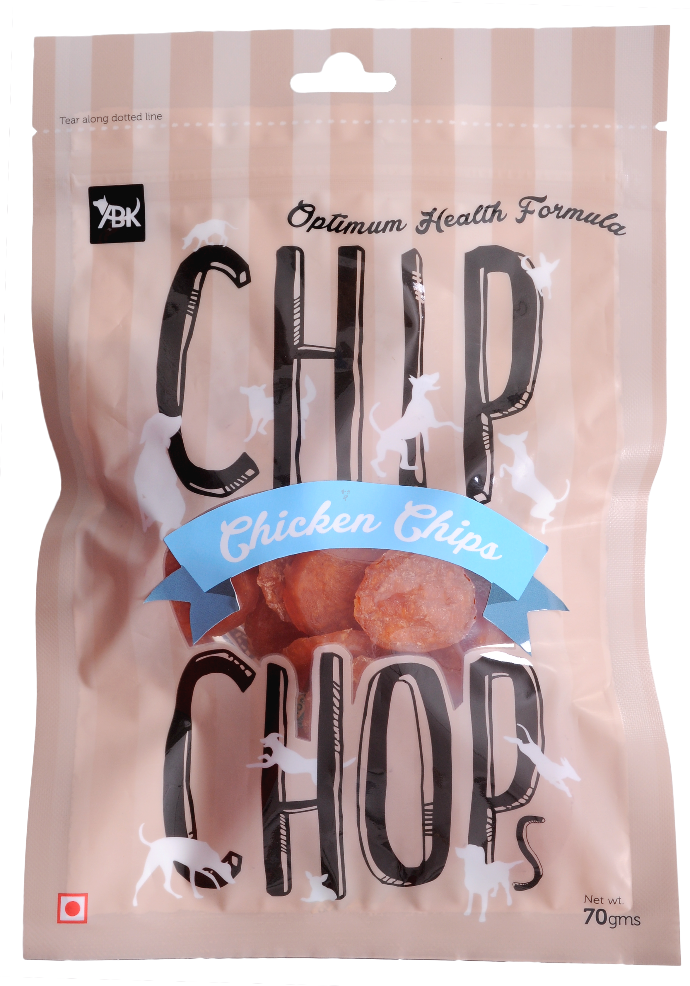 Chip Chops Chicken Chips Coins Dog Treats 70gm