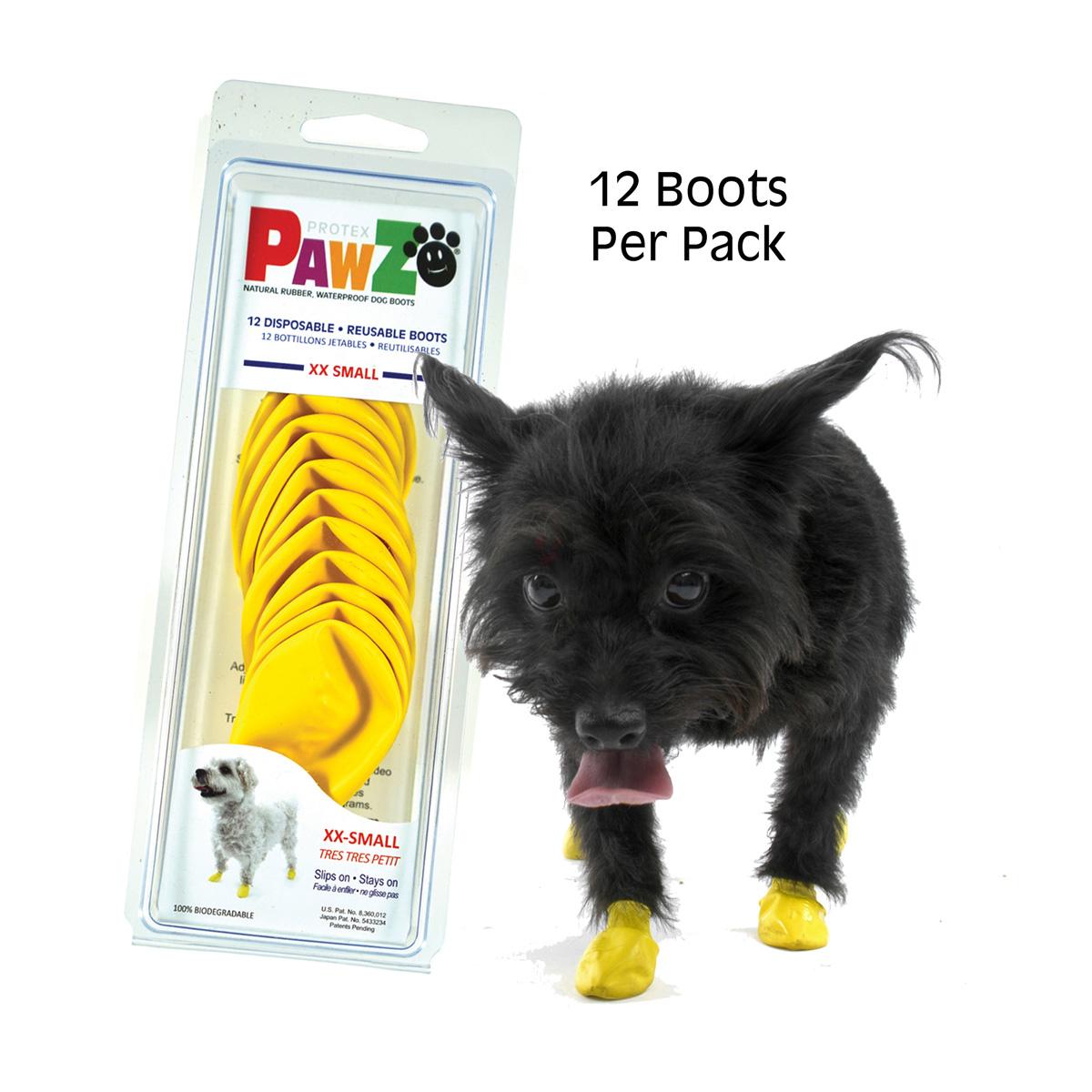 Pawz Protex Rubber Waterproof Dog Boots - Assorted Colors
